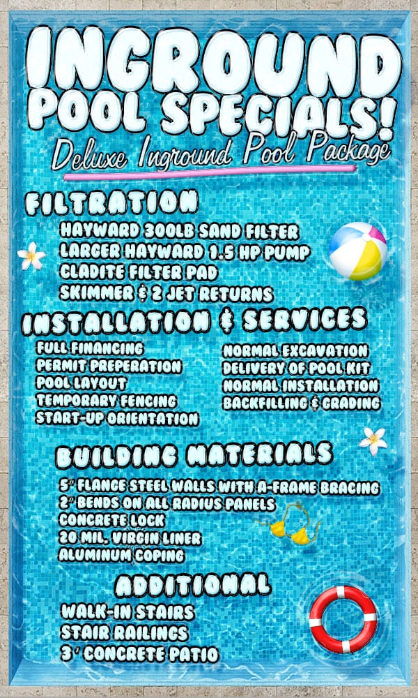 Inground Pool Specials New Pool Town Inground Pools Inground Pool Specials New Pool Town Inground Pools